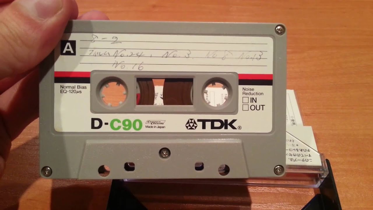 Аудиокассета TDK D c90 - YouTube
