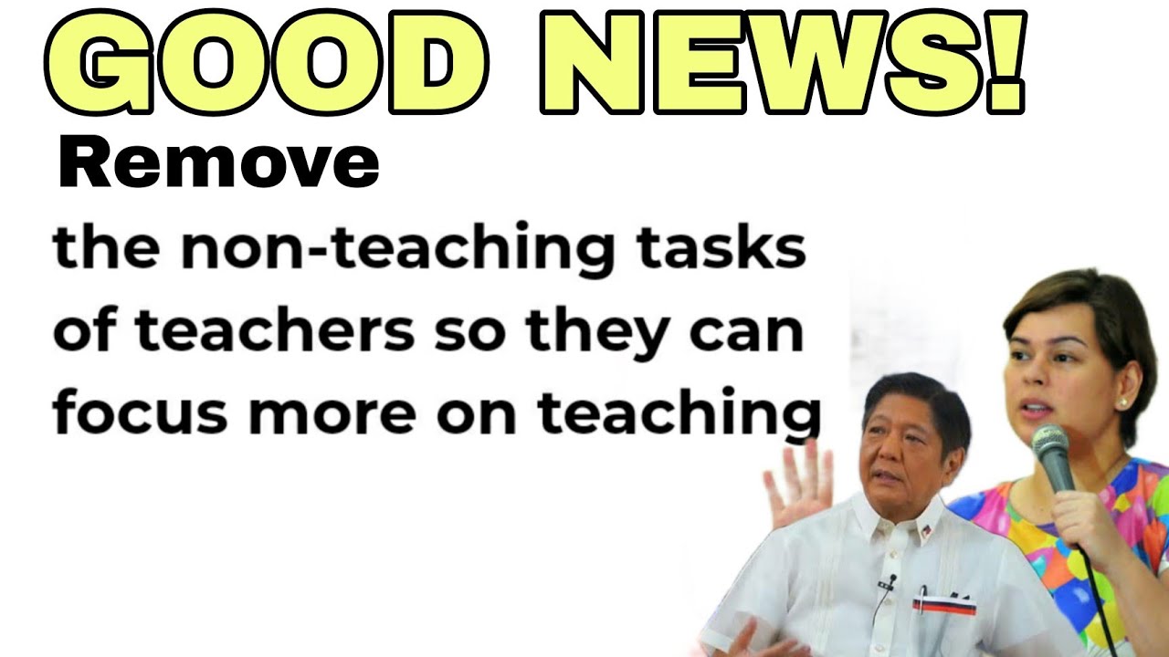 Remove the non-teaching tasks of teachers so they can focus more on ...