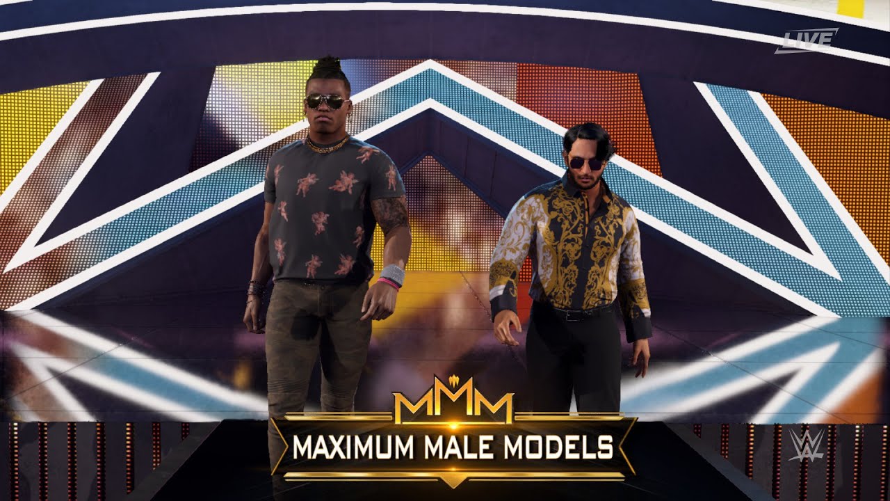 Maximum Male Models Entrance - WWE 2K23 - YouTube