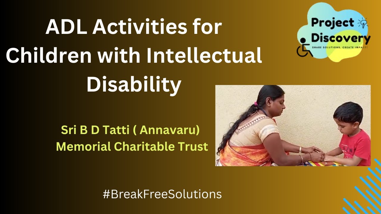 ADL Activities for Children with Intellectual Disability - YouTube
