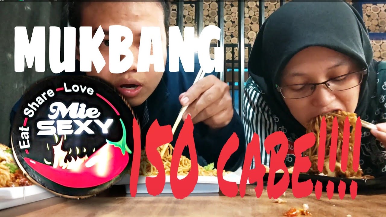 Mukbang Gilaaa Mie Sexy 150 Cabe Youtube