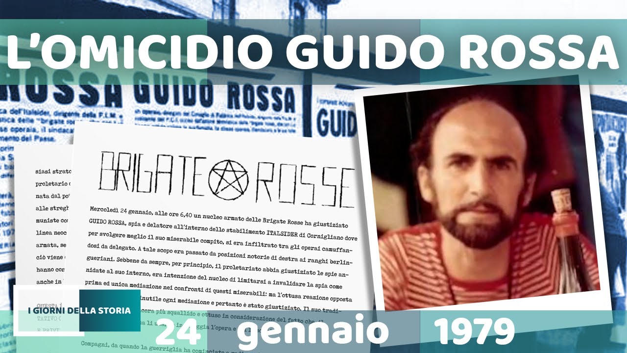24 gennaio 1979 | L'OMICIDIO GUIDO ROSSA - YouTube