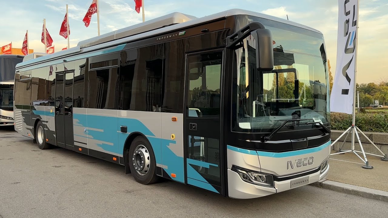 Hybrid Coach ! 2024 Iveco Crossway Tour - YouTube