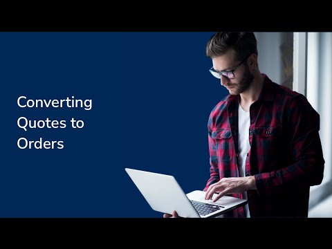 Converting Quotes to Orders on the ADI Digital Branch - YouTube