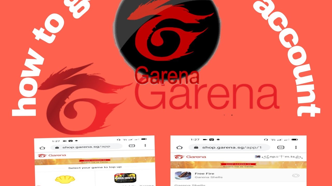 how to garena shell account number verified - YouTube