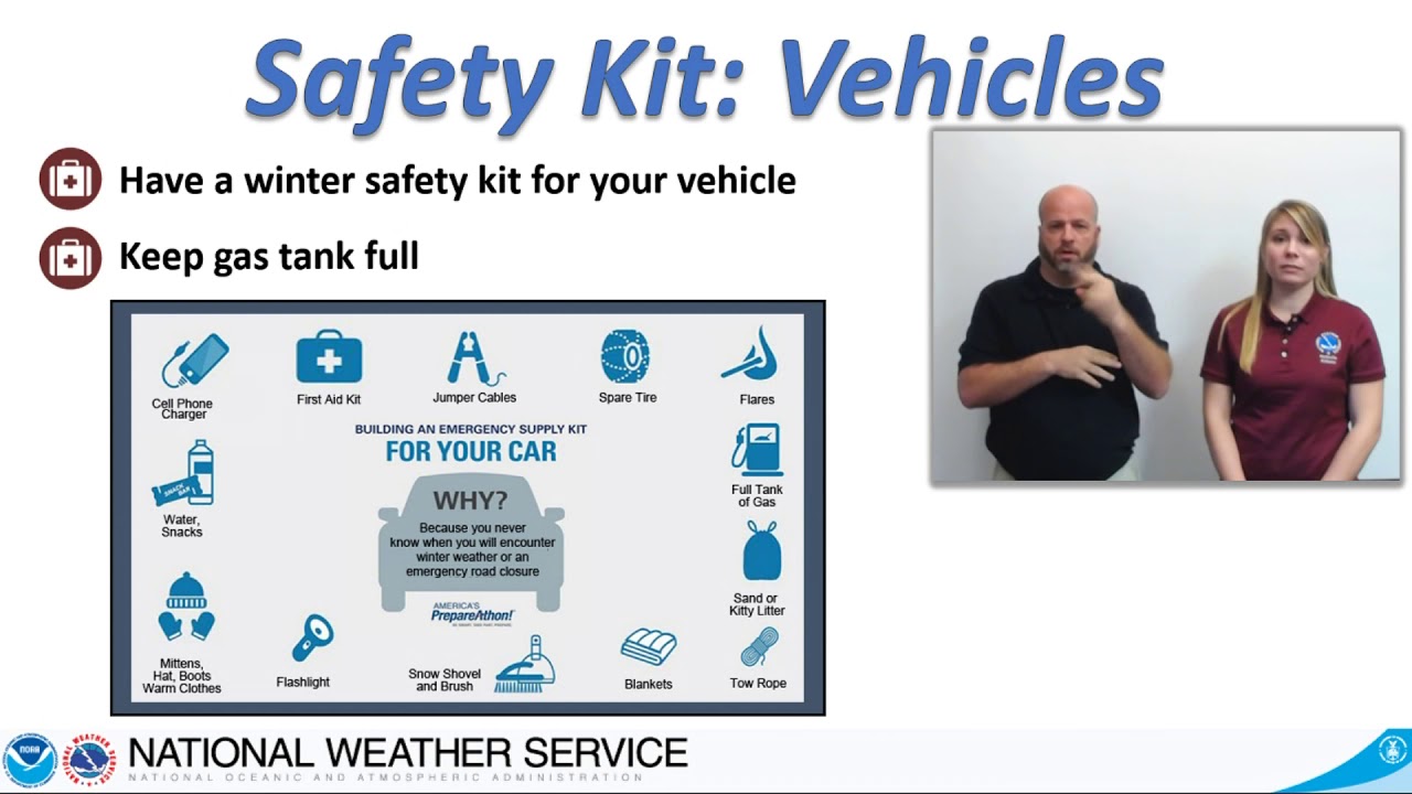 Winter Weather Awareness - Safety Kit - YouTube