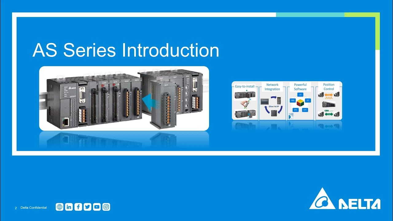 DELTA PLC AS Series-1 Introduction - YouTube