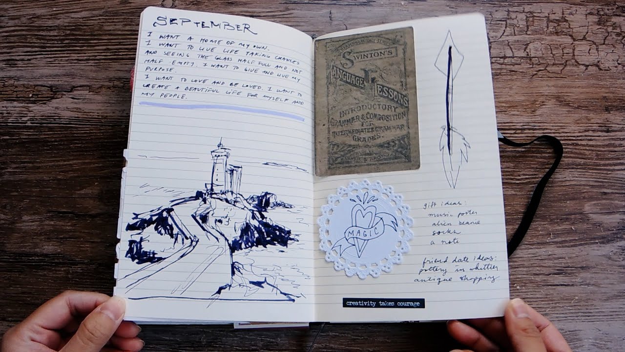 Black Journal #2 Flip-Through - YouTube