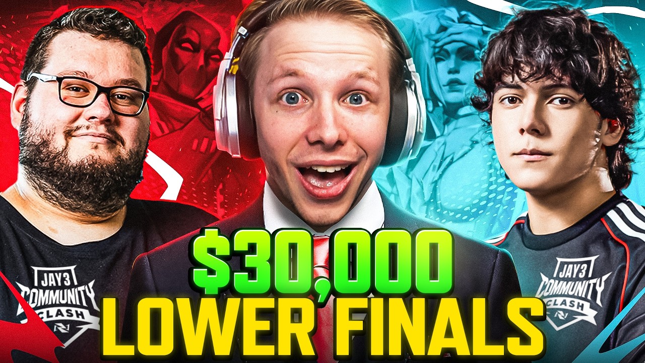 THE LOWER FINALS OF THE $30K JAY3 COMMUNITY CLASH WAS CRAZY... - YouTube