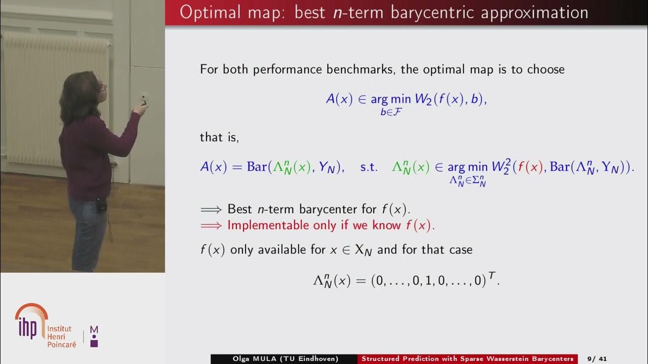 Structured prediction with sparse Wasserstein barycenters - YouTube