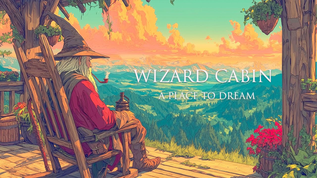 Cabin of the Old Wizard | Meditation With This Fantasy Medieval Music ...