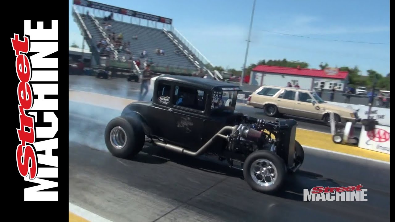 Drag Week 2015 - Twin Turbo Hot Rod - YouTube