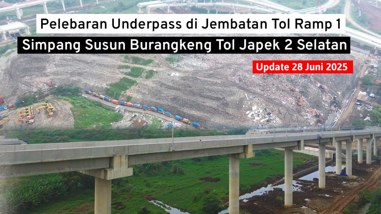 Pelebaran Underpass di Ruas Ramp 1 Simpang Susun Burangkeng Proyek Tol ...