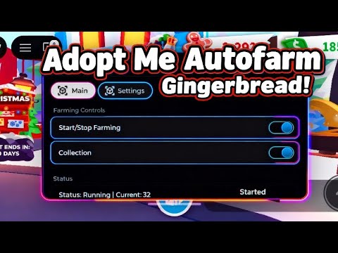 [NEW🎄] ADOPT ME | GINGERBREAD AUTOFARM SCRIPT | ANTI AFK | KEYLESS ...