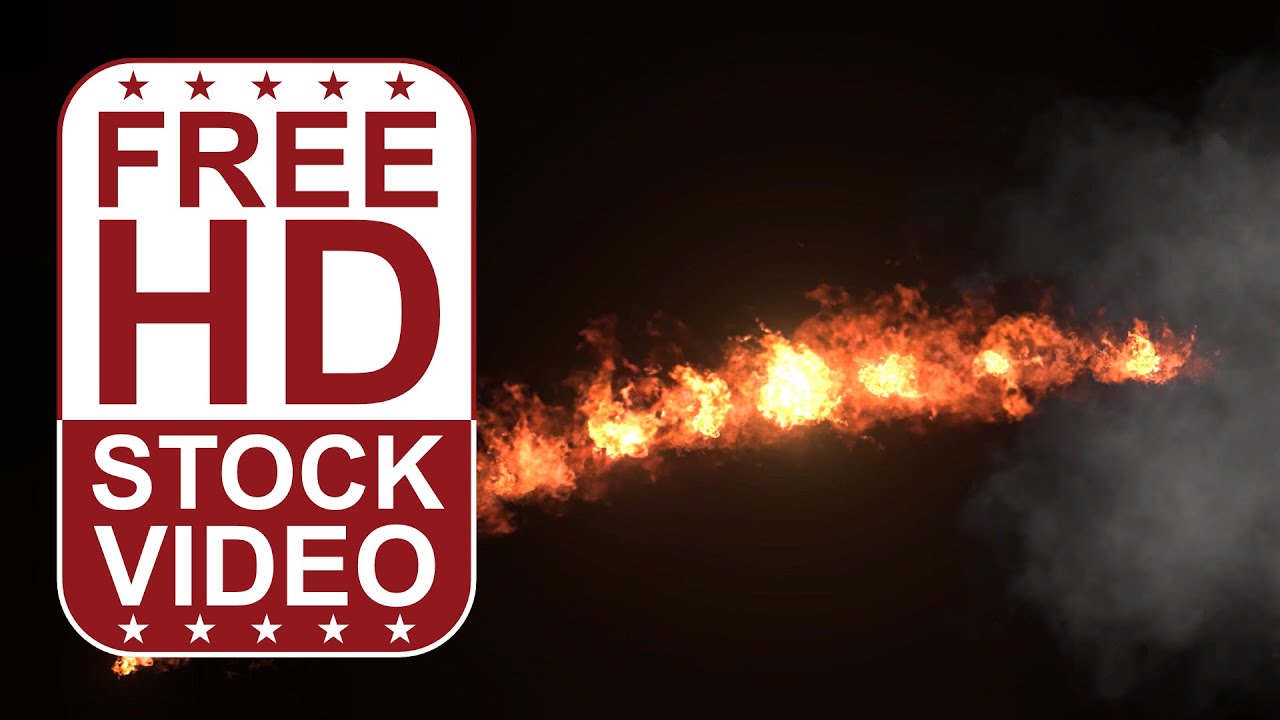 Free Stock Videos - fire burning with flames coming from cloud right ...