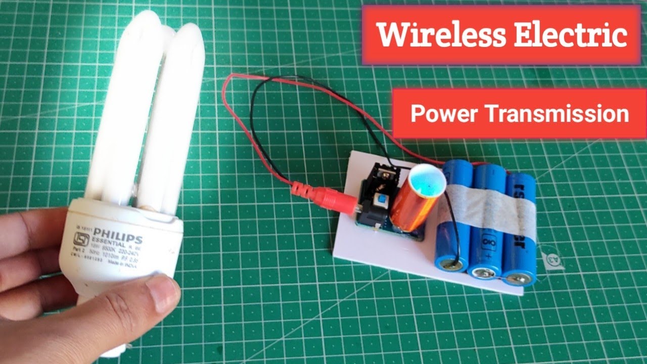 how to make wireless electric transfer system at home | wireless ...