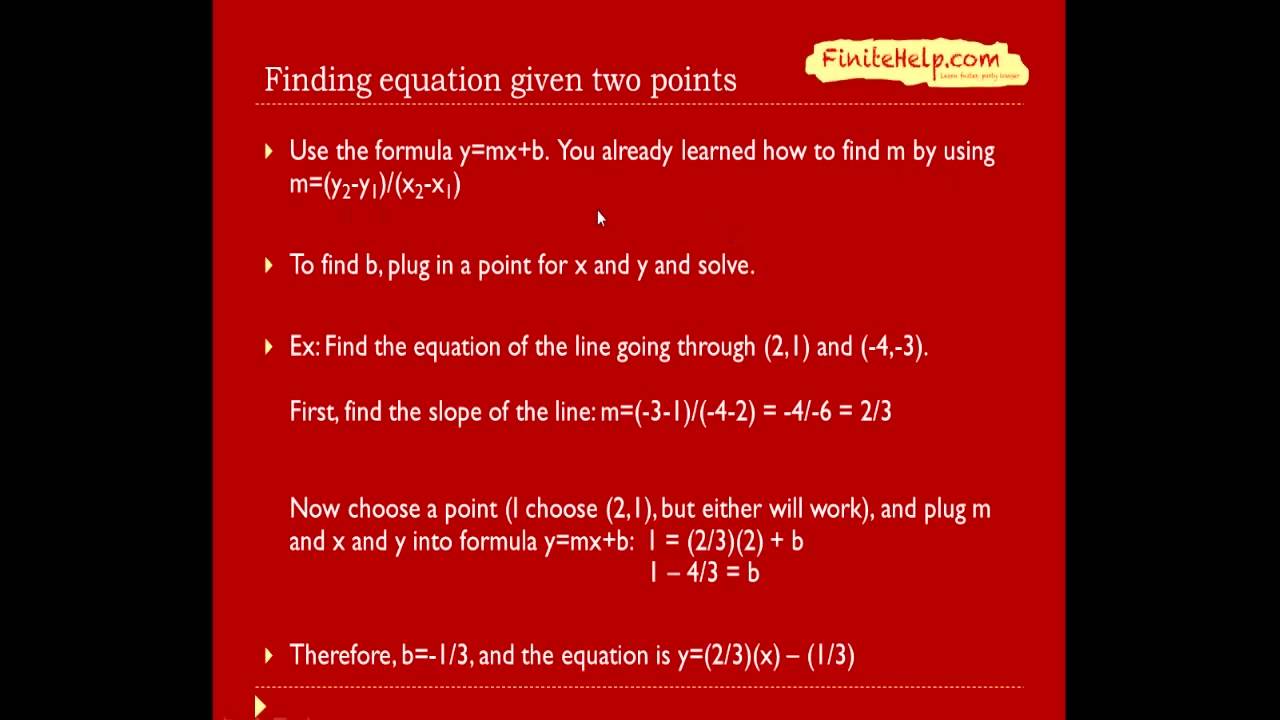 Review of Equations and Graphs of Lines - Systems of Linear Equations ...