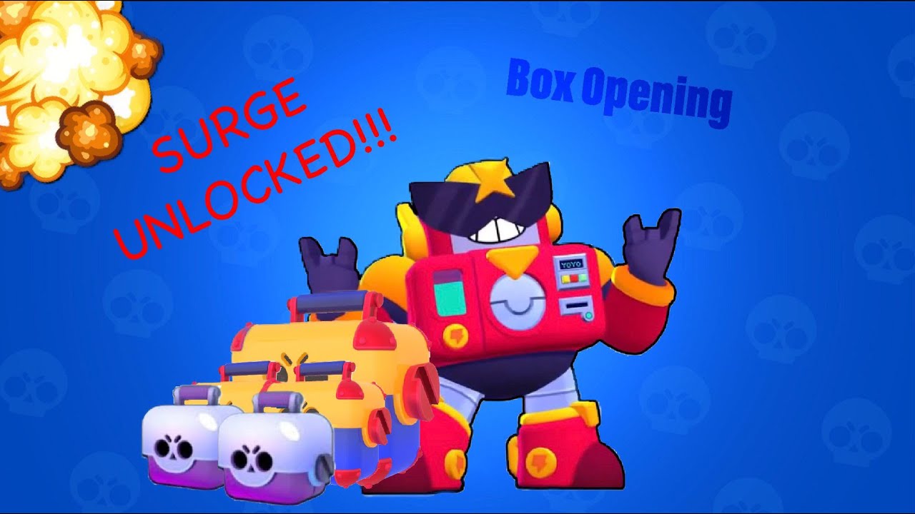 Brawl box opening and Unlocking Surge!!! - YouTube