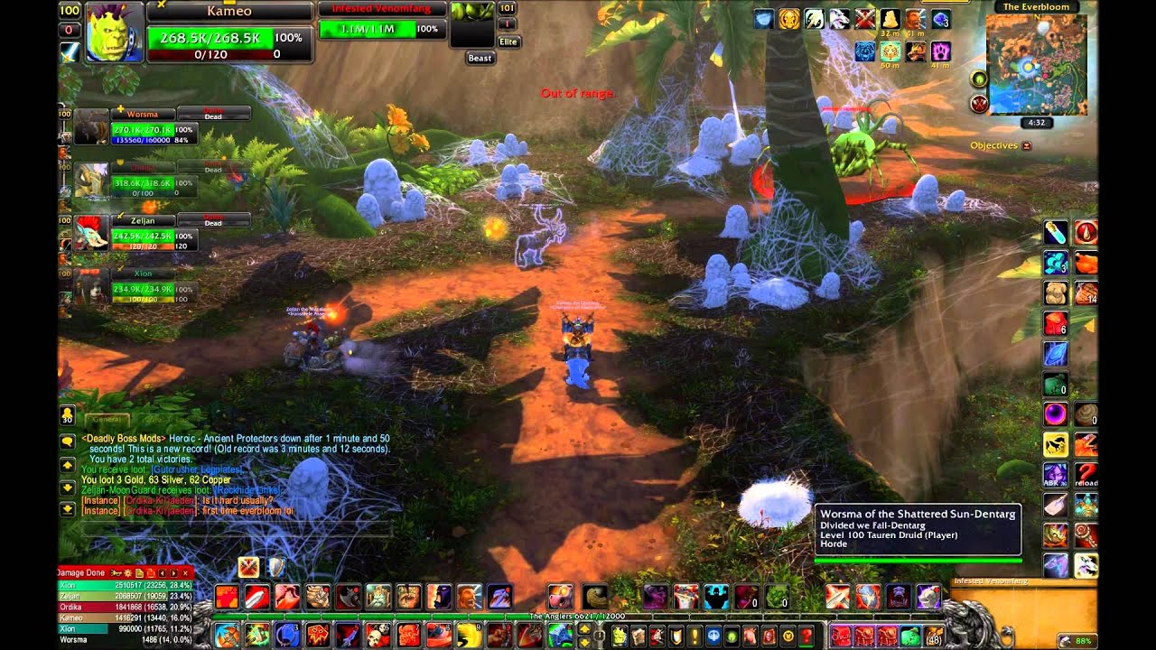 World of Warcraft Warlords of Draenor The Everbloom - YouTube