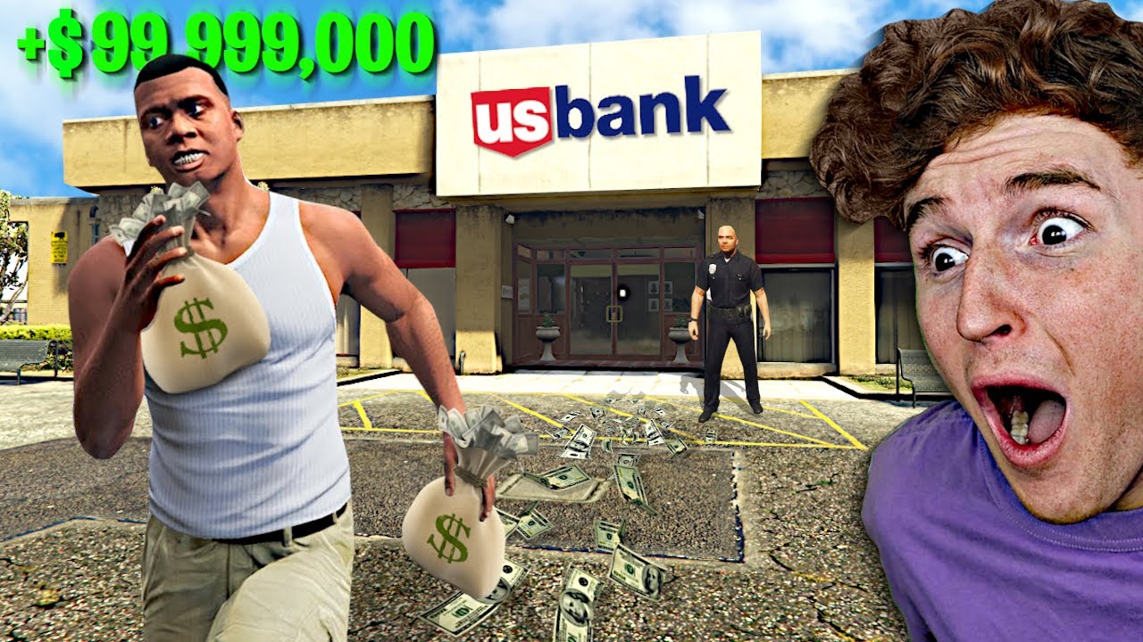 Robbing A ULTRA MEGA Bank In GTA 5.. (Mods) - YouTube