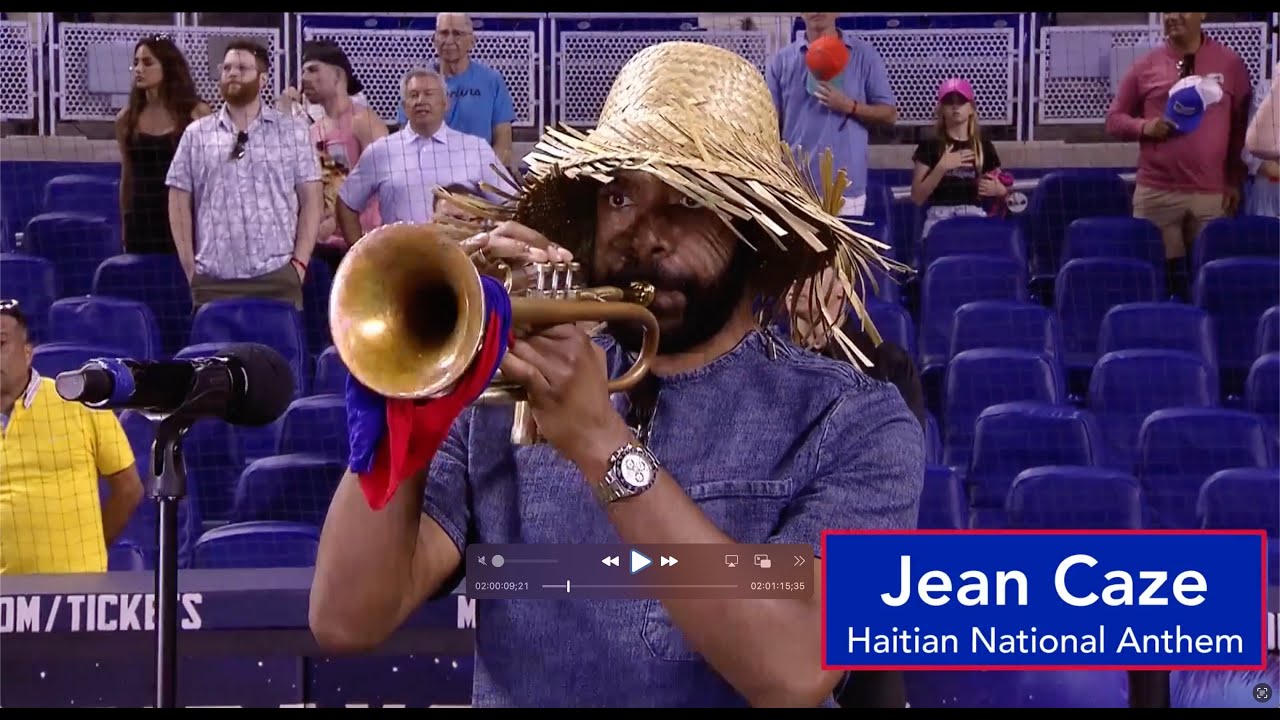 Jean Caze performs Haitian National Anthem - YouTube