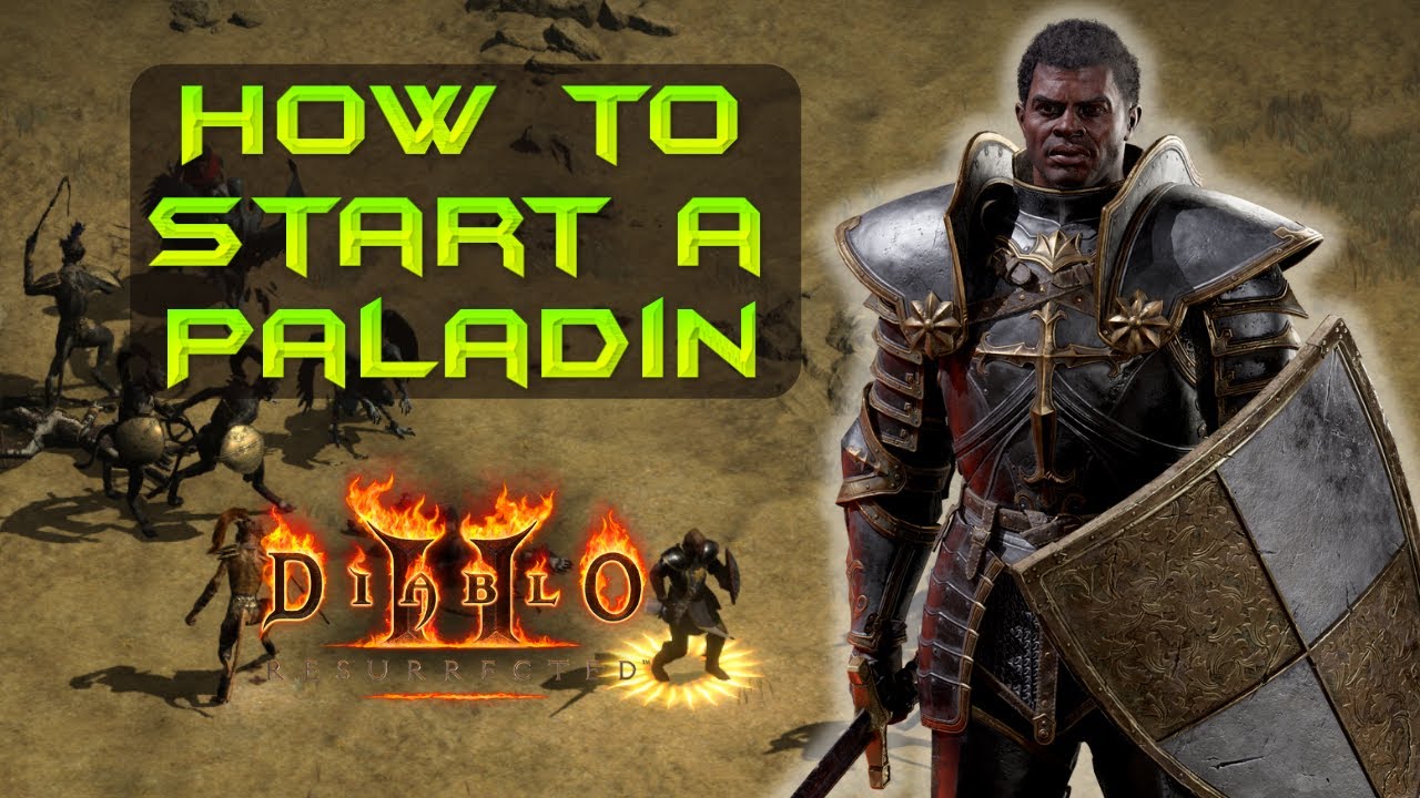 Diablo 2 Resurrected - Early Game Paladin Build Guide, Sweet Phil - YouTube