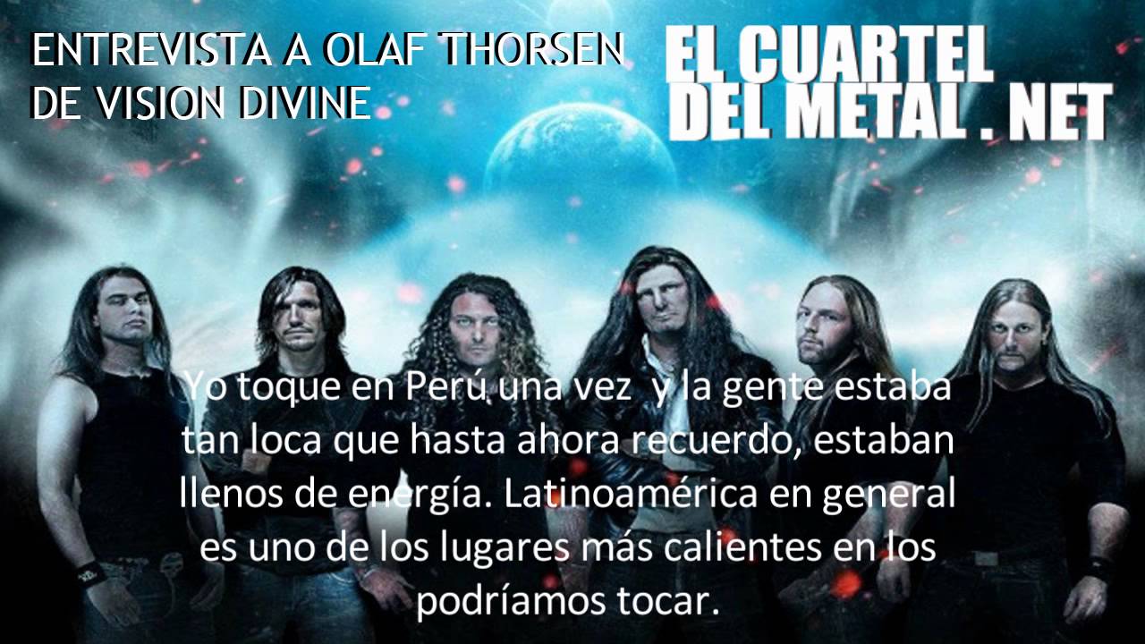 VISION DIVINE 2013: Entrevista a Olaf Thorsen - YouTube