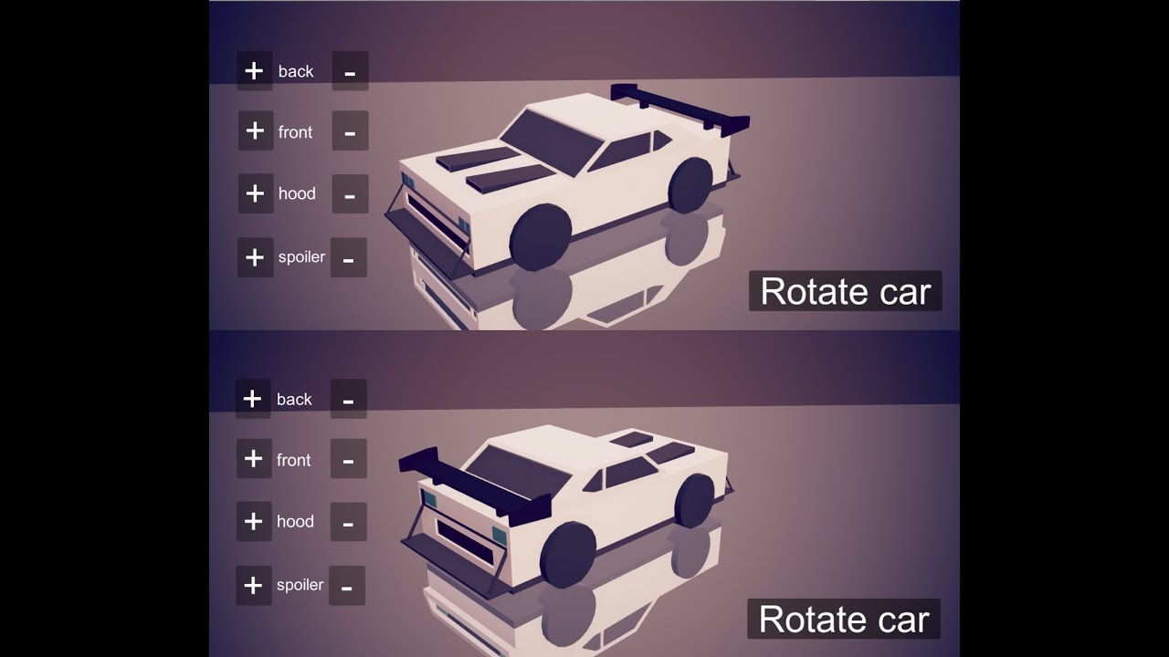 designing low poly car and tuning creation timelapse [UNITY 5] - YouTube