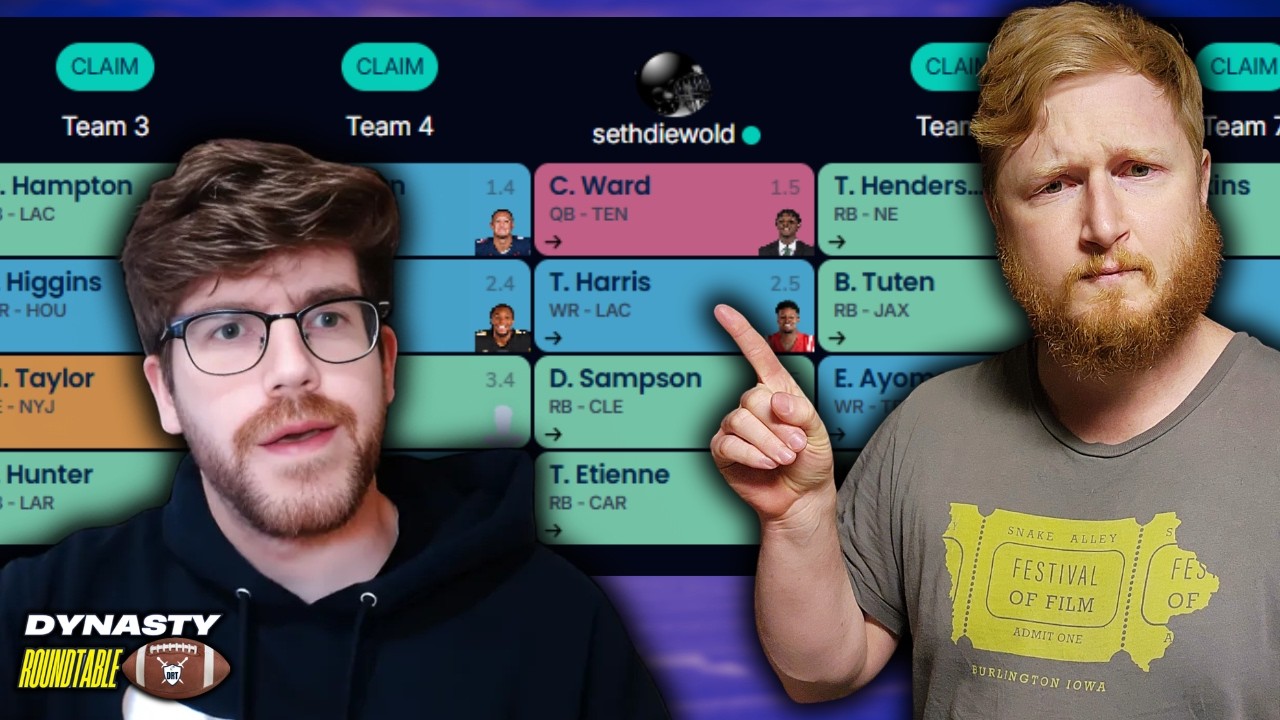 UPDATED 2025 Rookie Mock Draft *4 FULL ROUNDS* (Post NFL DRAFT) - YouTube