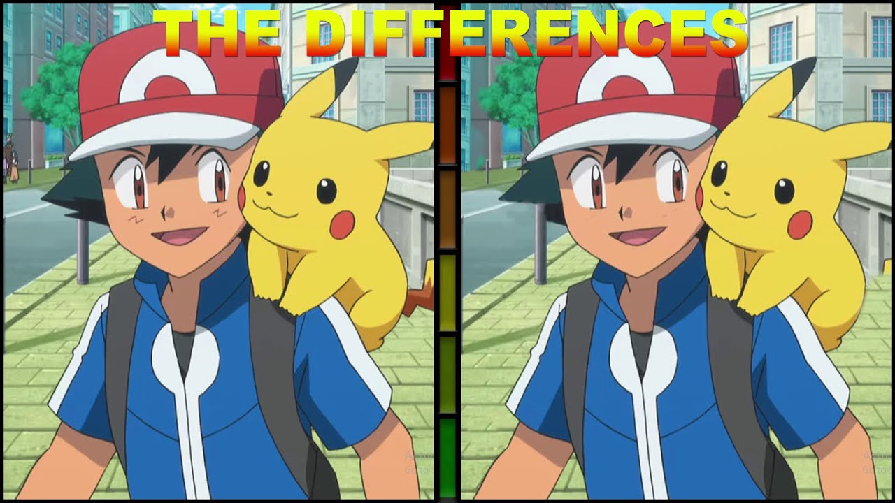 POKEMON JOURNEYS - FIND and SPOT the Difference PART 1 of 5 Pics 5 ...
