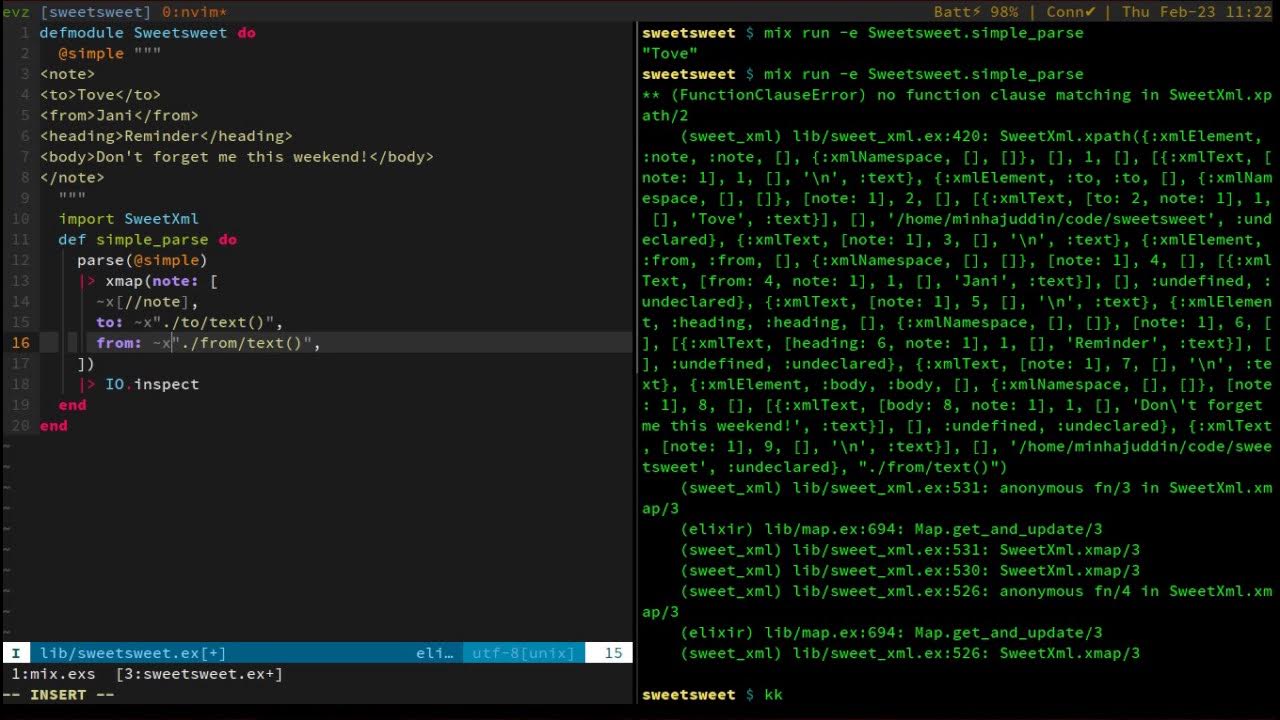 Enjoyable XML parsing with Elixir and SweetXml - Elixir Hex package showcase - YouTube