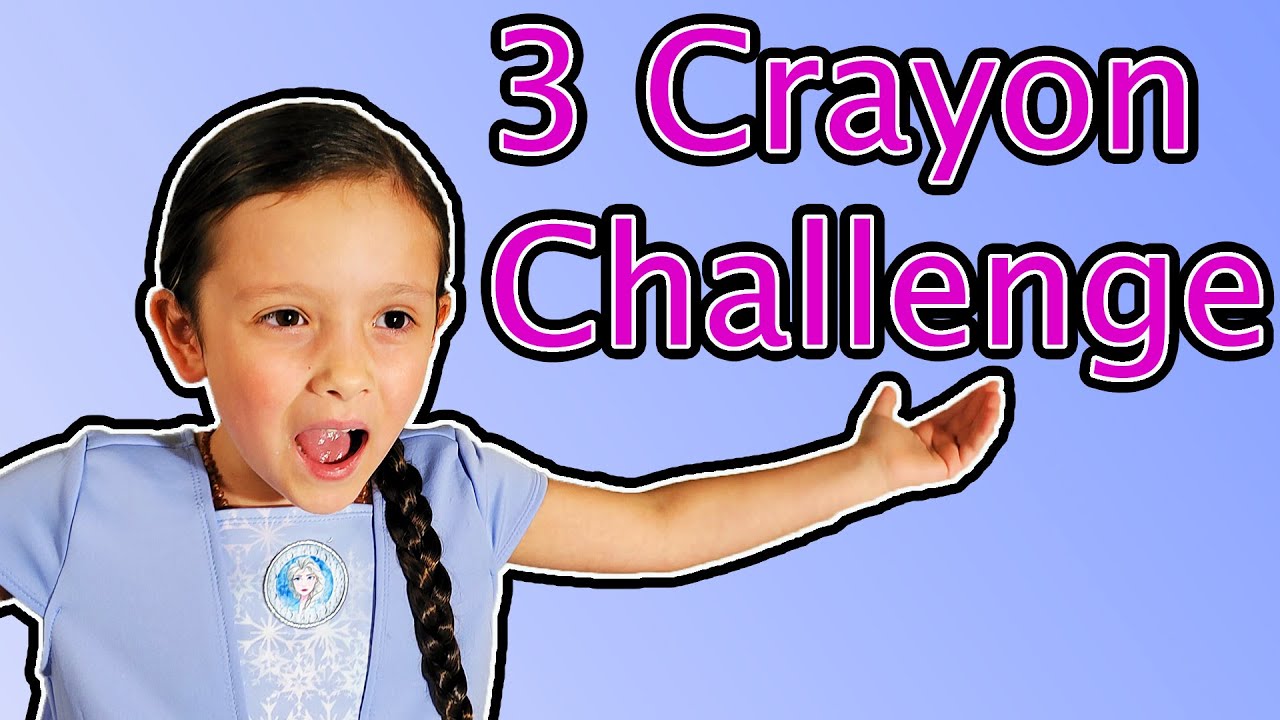 3 Crayon Challenge - Who Makes the Best Drawing with ONLY 3 Crayons ...