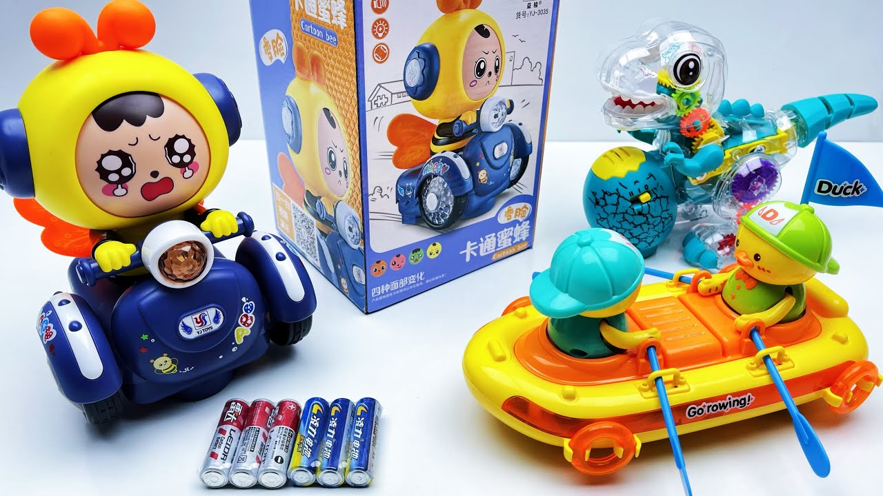 Unboxing Electric Toys | Mr. Bill | Mechanical Tyrannosaurus Rex ...