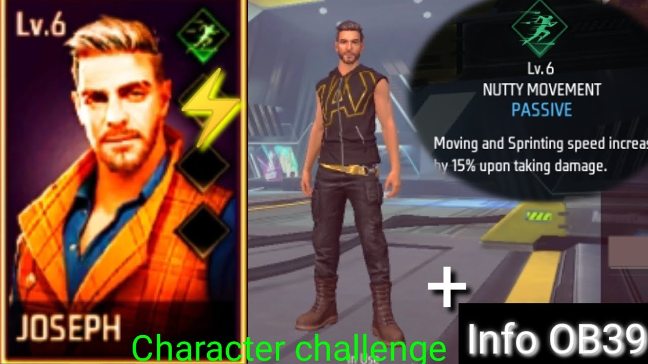 OB39 short info + Joseph character challenge @ZERO_4G_Gaming ↑ Free ...