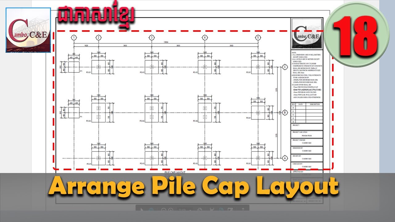Part 18 : Arrange Pile Cap Layout || Create Parameter to filtering ...