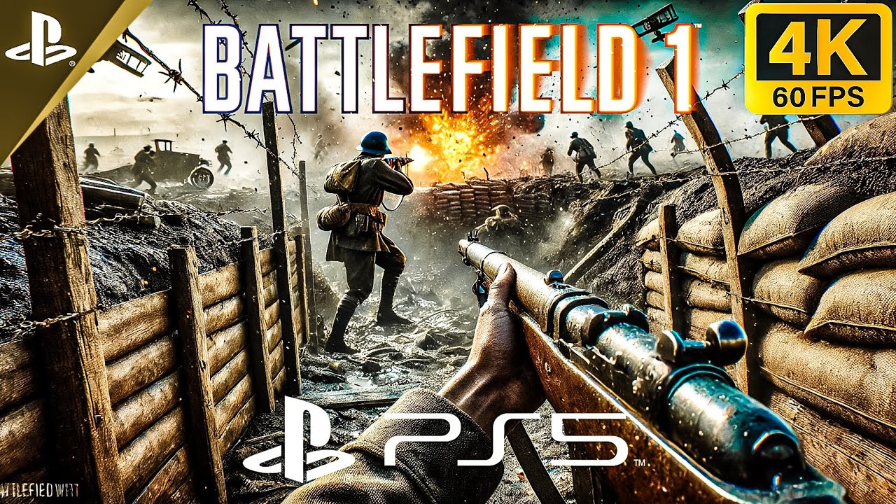 (PS5) Battlefield 1 Ultra Realistic Gameplay - Intense Combat in ...