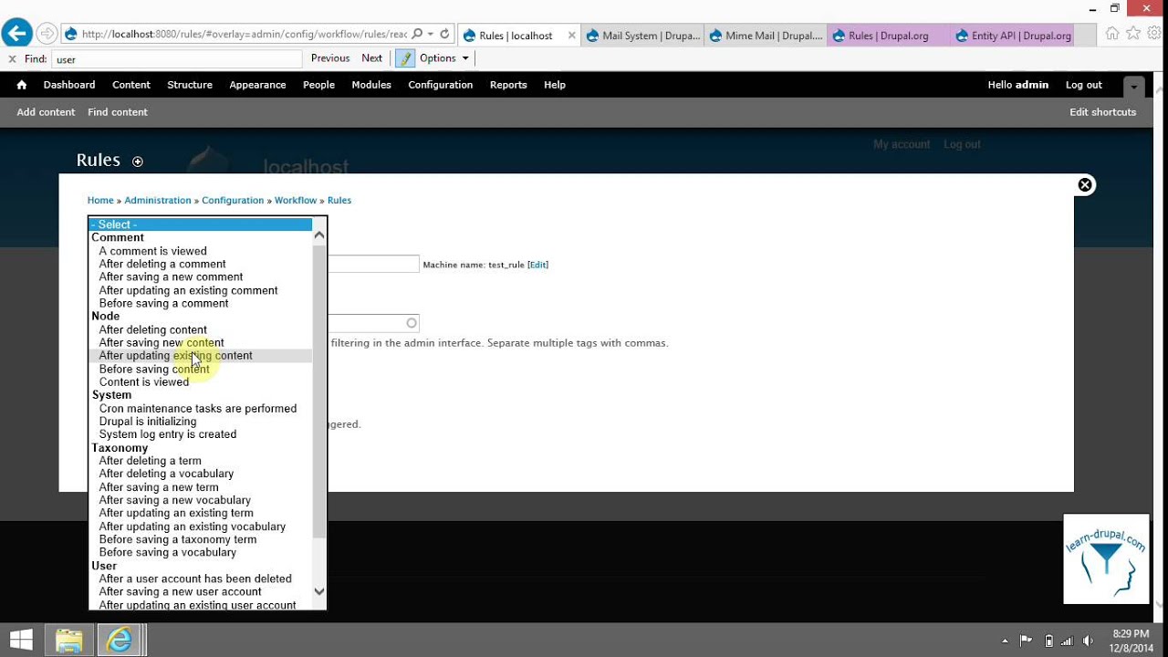 Learn Drupal Send Email With Attachments Via Rules Youtube 1754