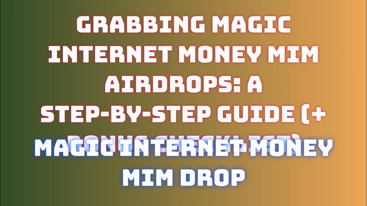 Claim Free Magic Internet Money MIM Airdrop | Learn How to Swap or Sell Magic Internet Money MIM ...