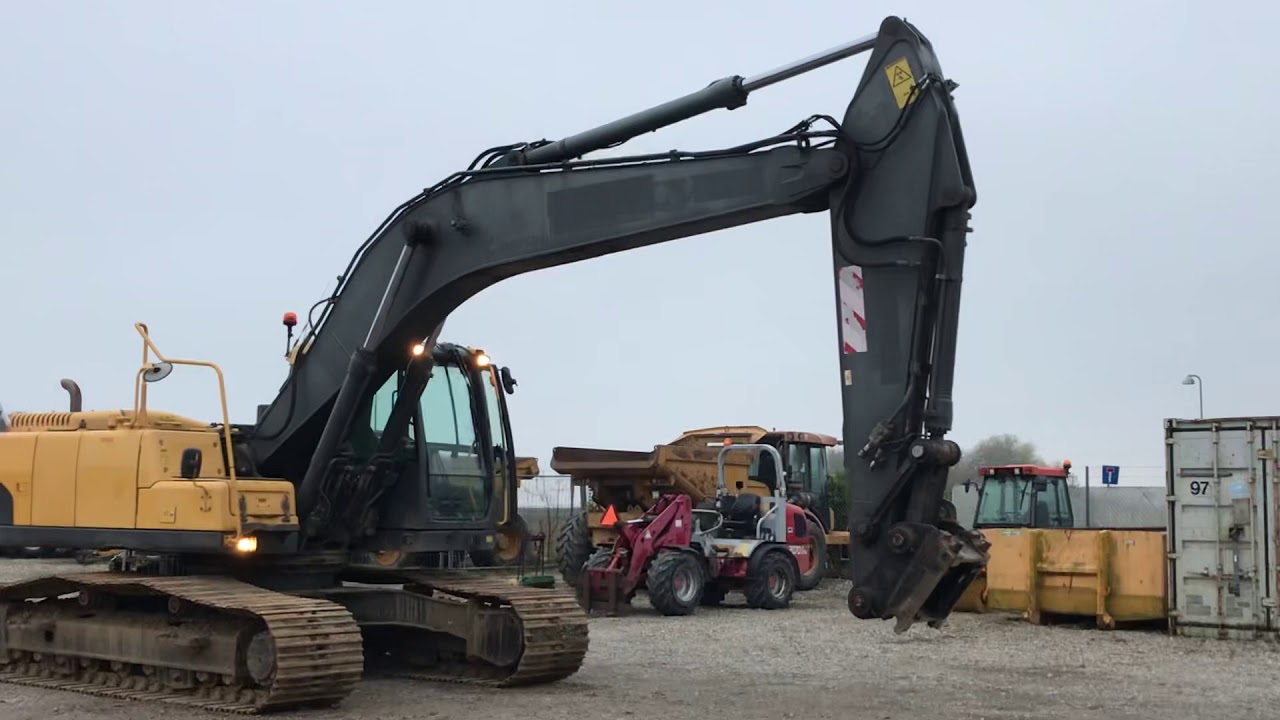 Køb Volvo EC240C gravemaskine på Klaravik.dk - 316.769 - YouTube