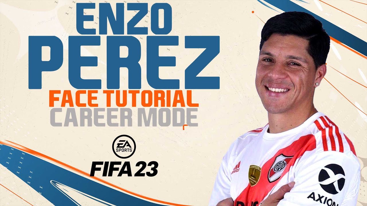 ENZO PEREZ FACE FIFA 23 Pro Clubs Face Creation LOOKALIKE RIVER PLATE ...