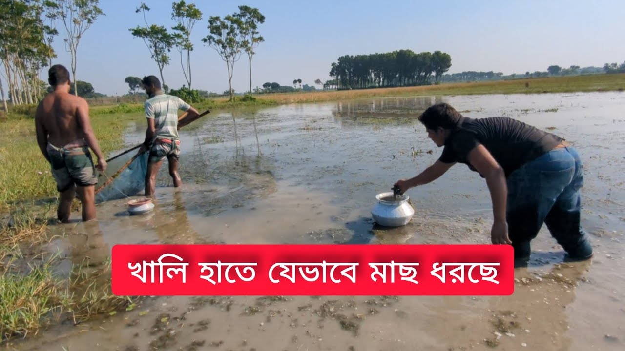 খালি হাতে যেভাবে মাছ ধরছে 😳 | Fishing video | Vlog | Traveller Nazir ...