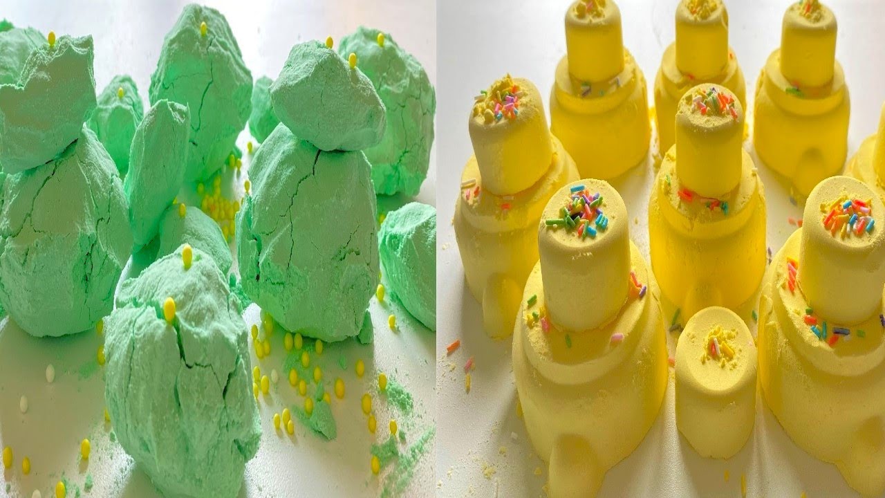 ASMR Baking Soda Crunchy Satisfying Sounds - YouTube