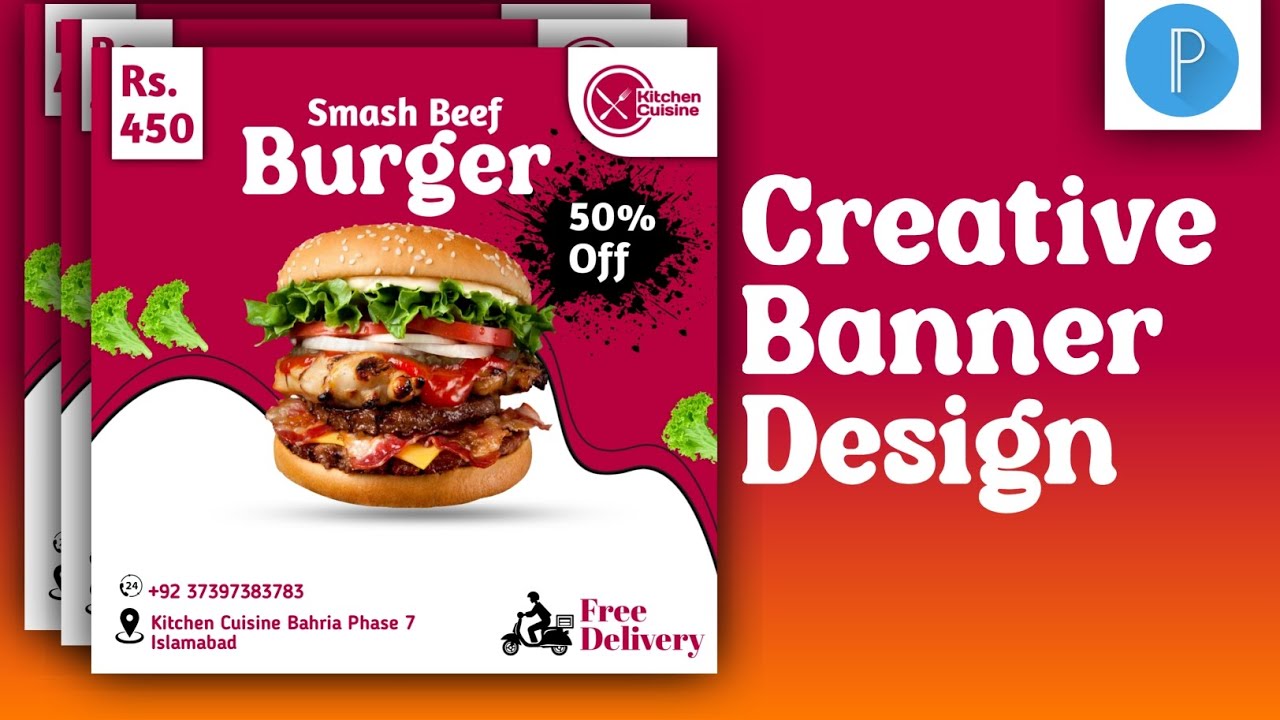 Creative Fast Food Banner Design