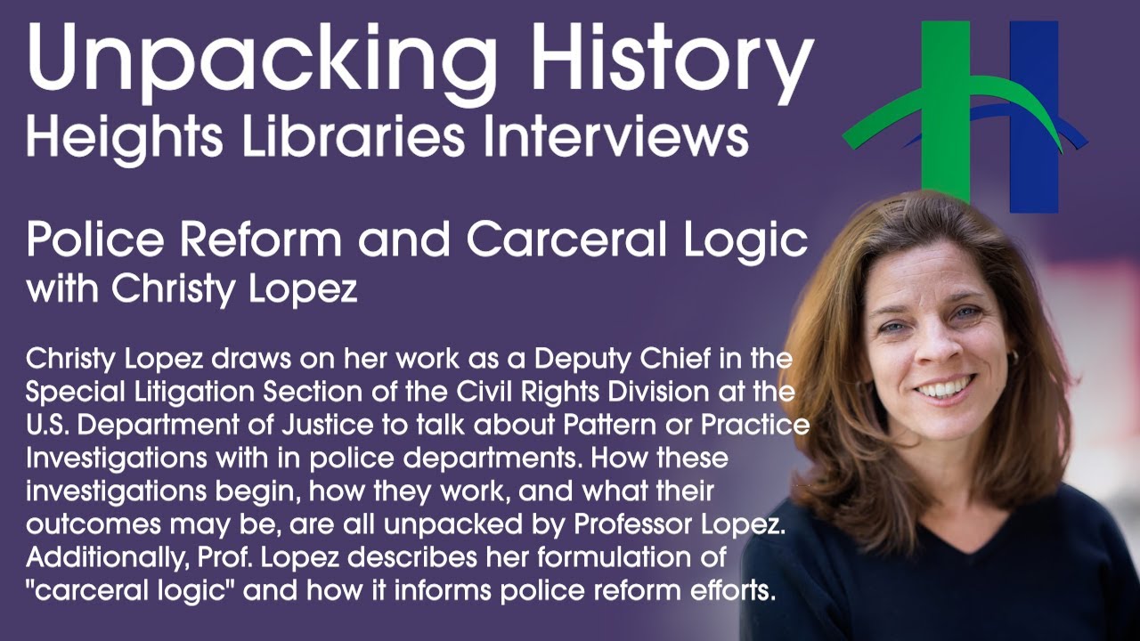 Police Reform and Carceral Logic with Christy Lopez - YouTube