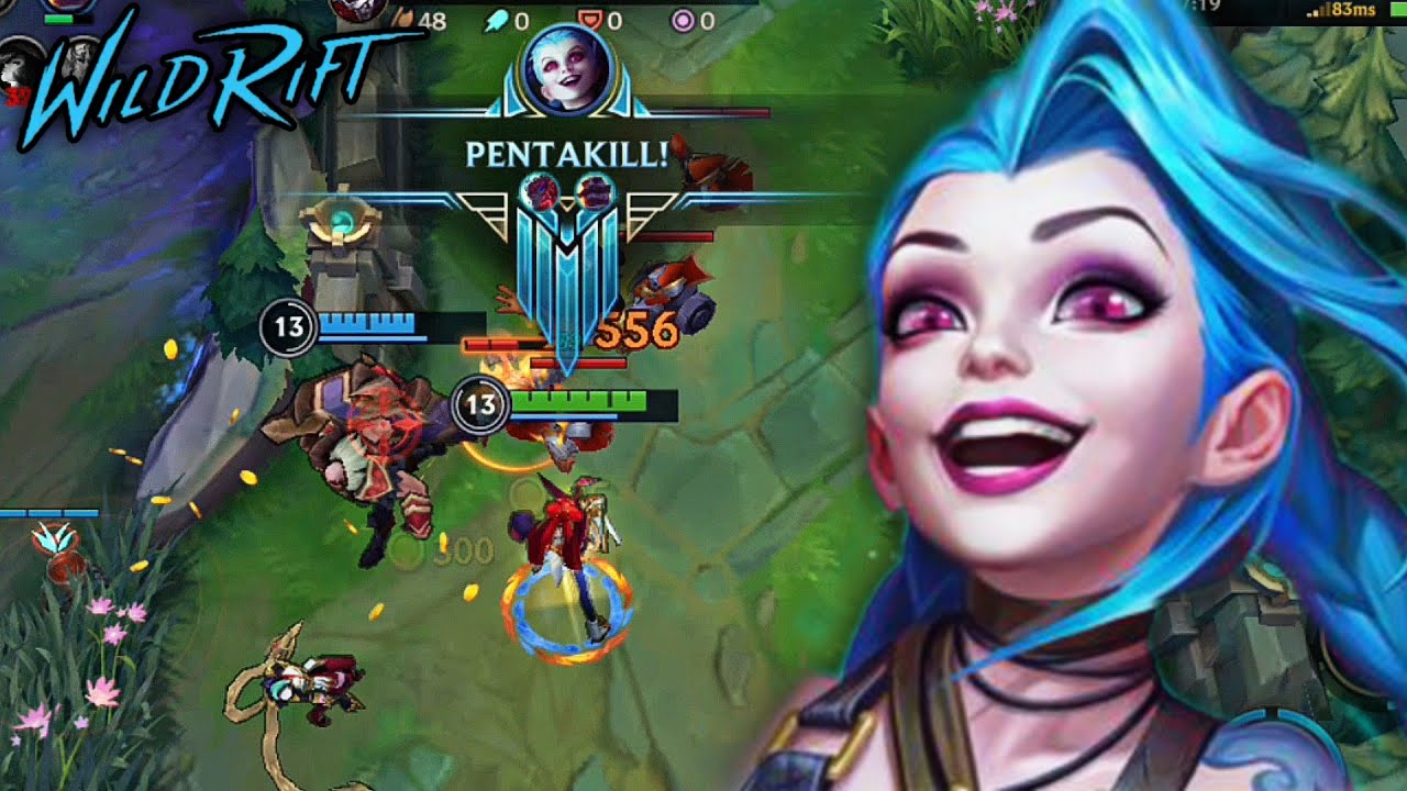 FIRST PENTAKILL IN SEASON 10 | JINX GAMEPLAY! - YouTube