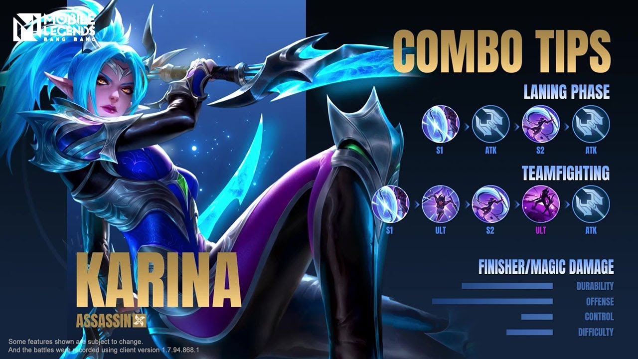 Hero Spotlight Karina Mobile Legends Bang Bang Youtube