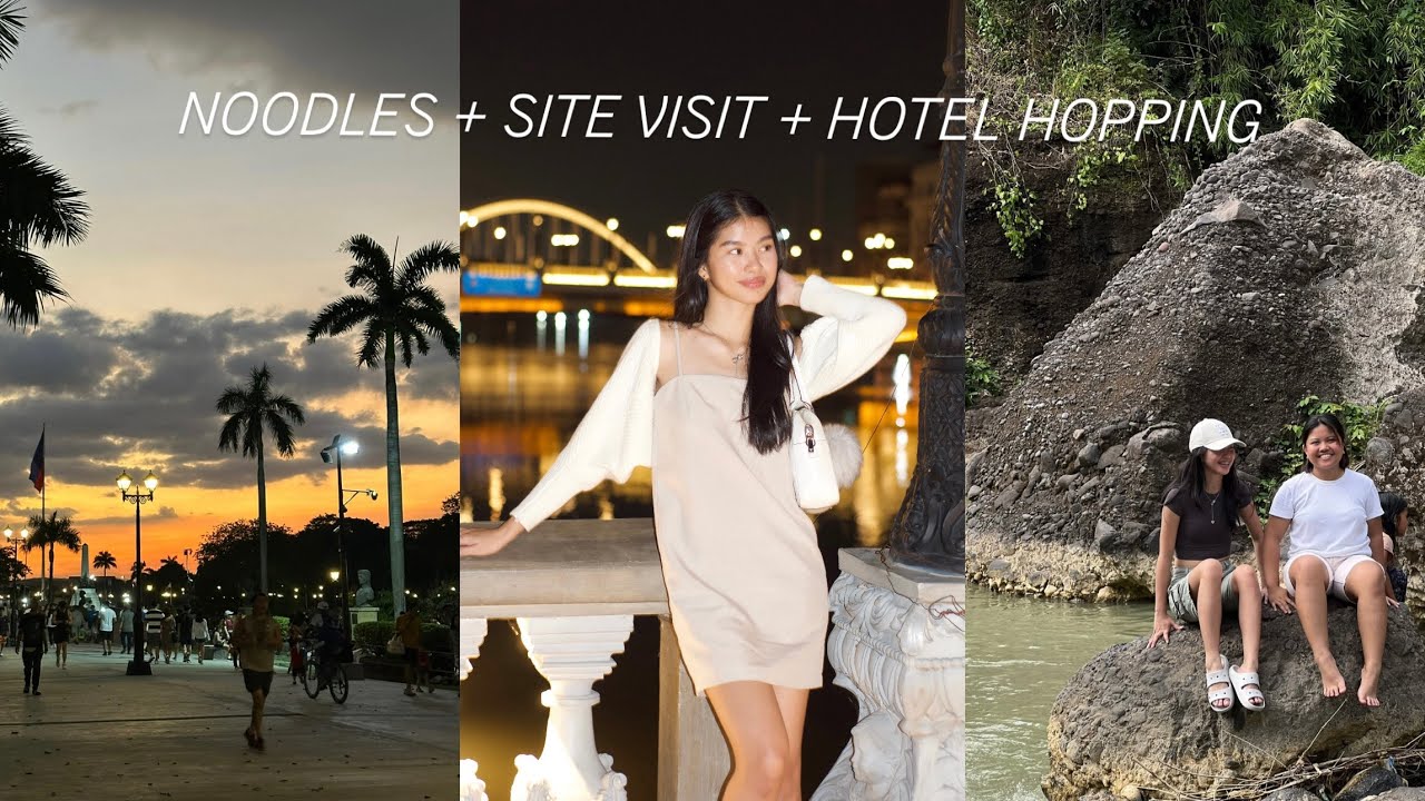 NOODLES + SITE VISIT + HOTEL HOPPING - YouTube