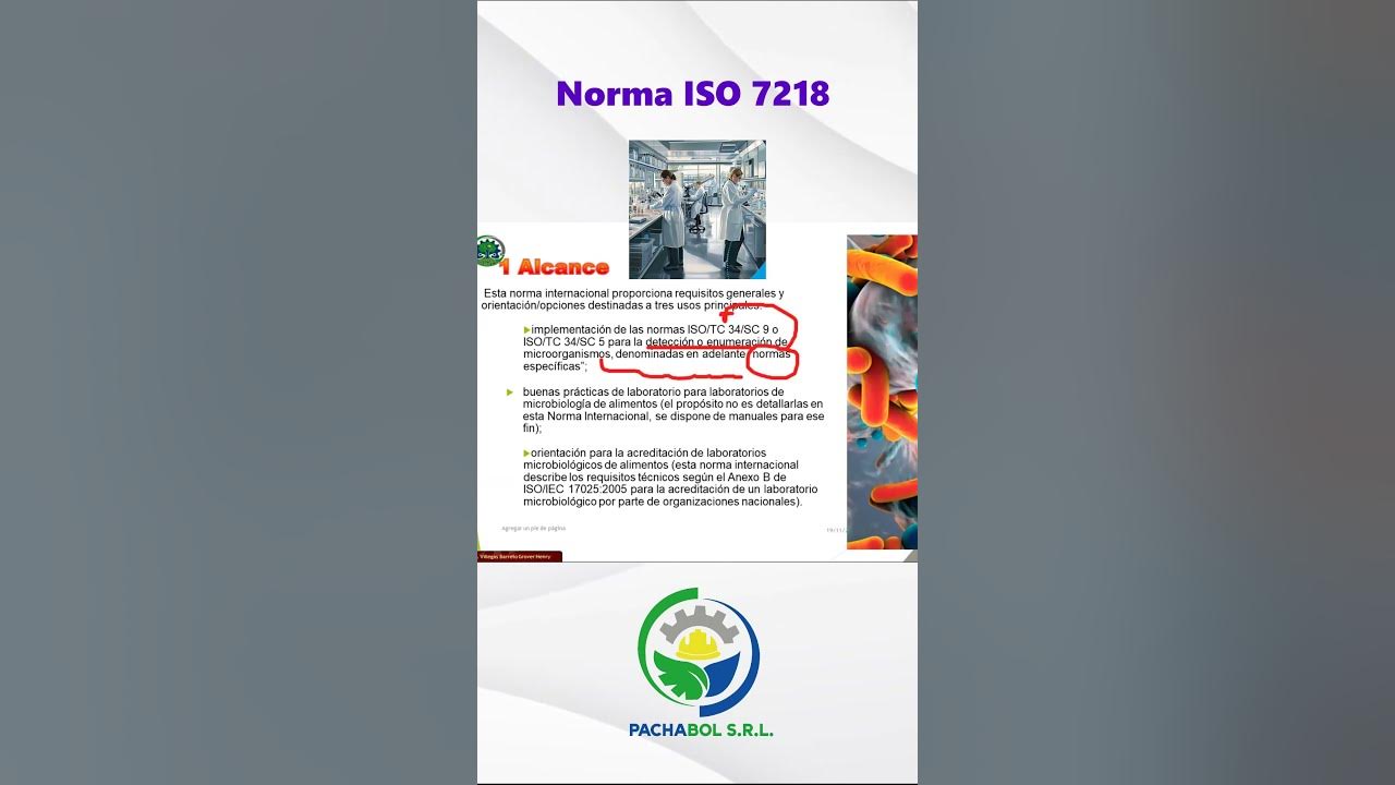 Norma ISO 7218 - YouTube