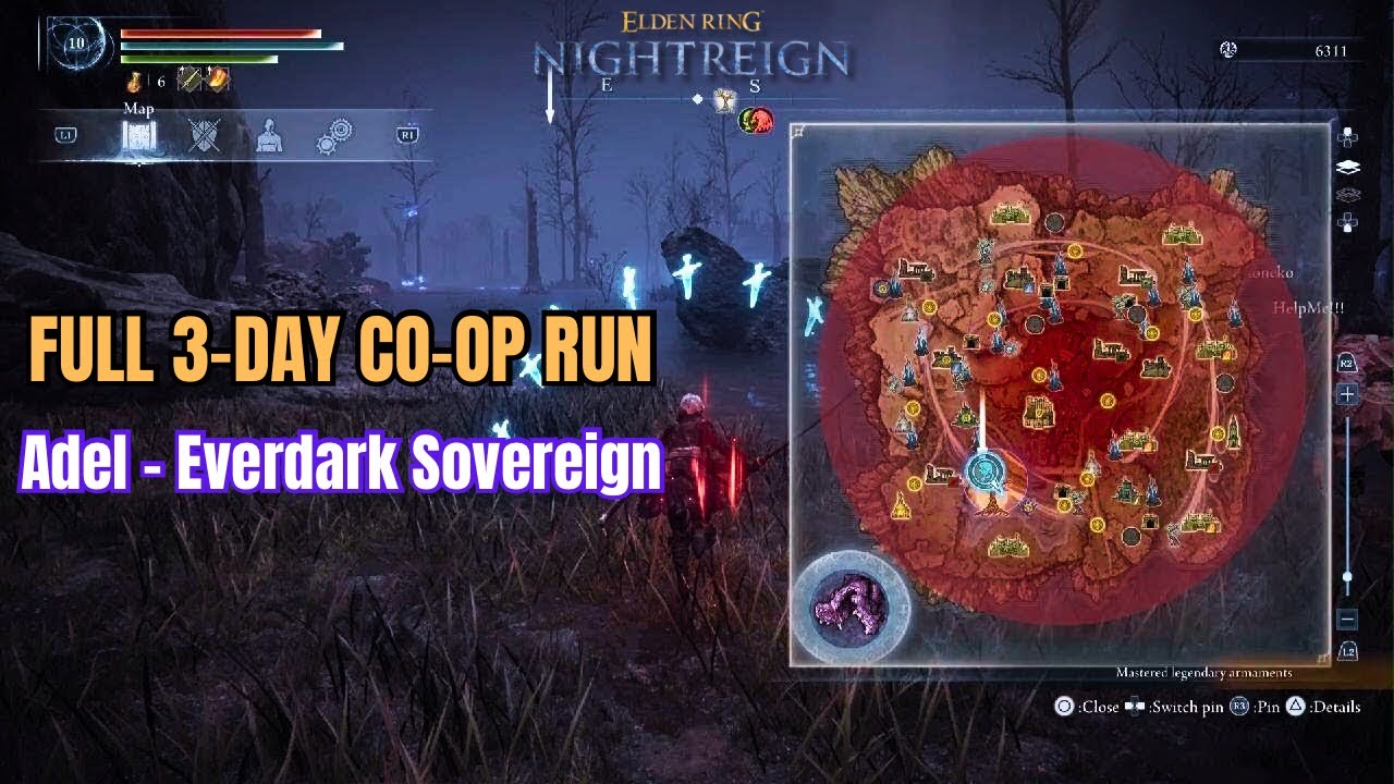 Full 3‑Day Co‑op Run – Final Nightlord Boss (Adel - Everdark Soreveign ...