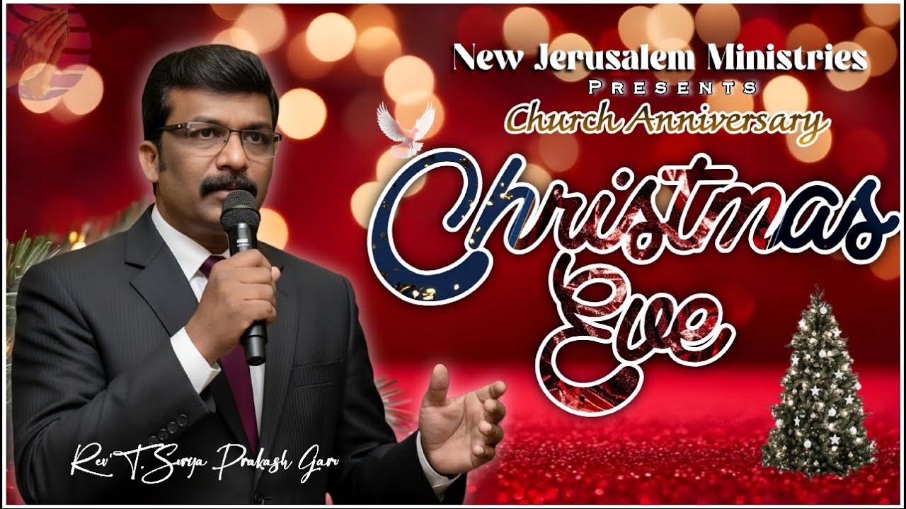 🛑🅻︎🅸︎🆅︎🅴︎ || NJM Church || semi Christmas Celebrations || Rev'T. Surya ...